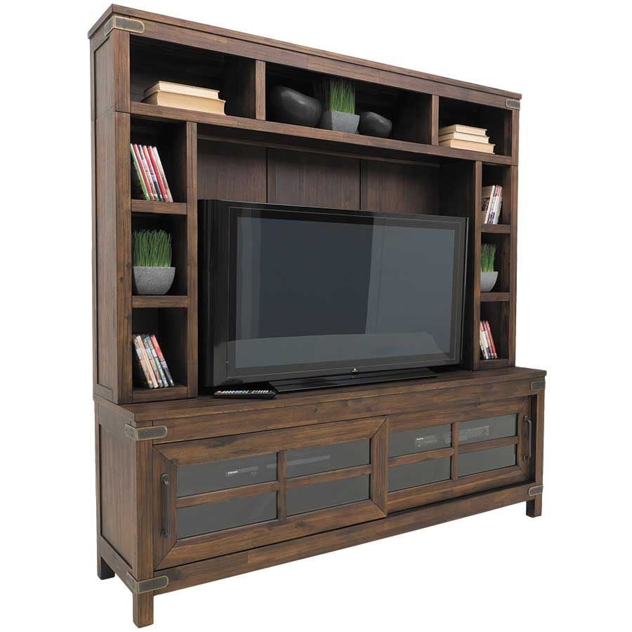 New Castle 74 Inch TV Console / Hutch | 6268-870/-871 | Hillsdale ...