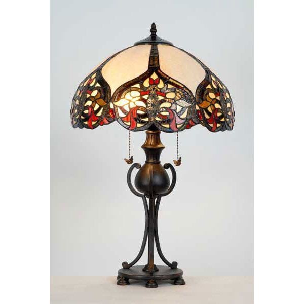 25 Falgarwood Tiffany Table Lamp 107-0817 | Colour Creations ADT817PM ...