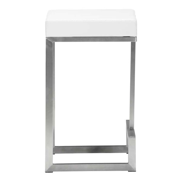 Darwen Counter Stool White 300049 | Zuo Modern Contemporary | AFW.com