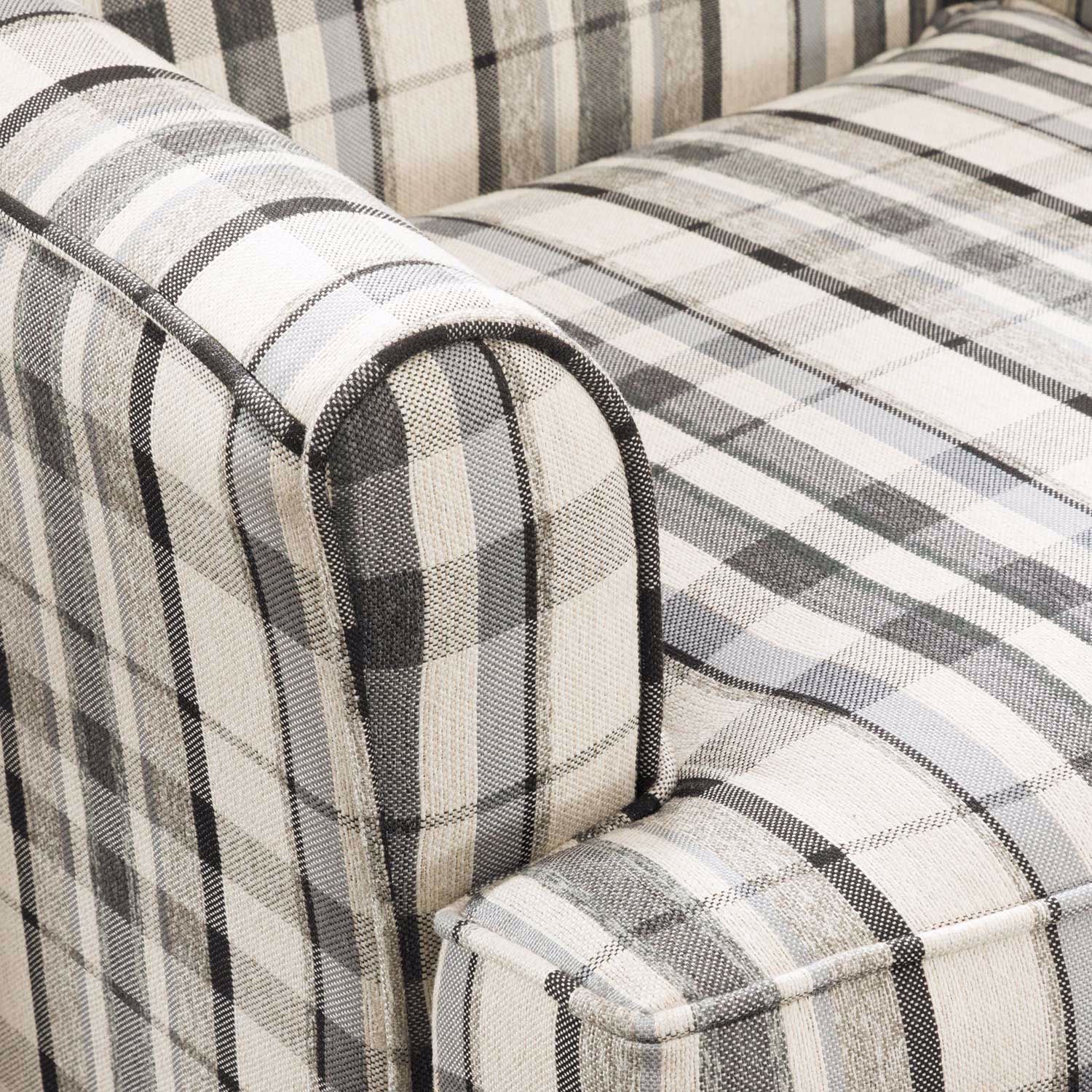 Grays Peak Plaid Accent Chair | 260 COATS | Fusion Furniture | AFW.com