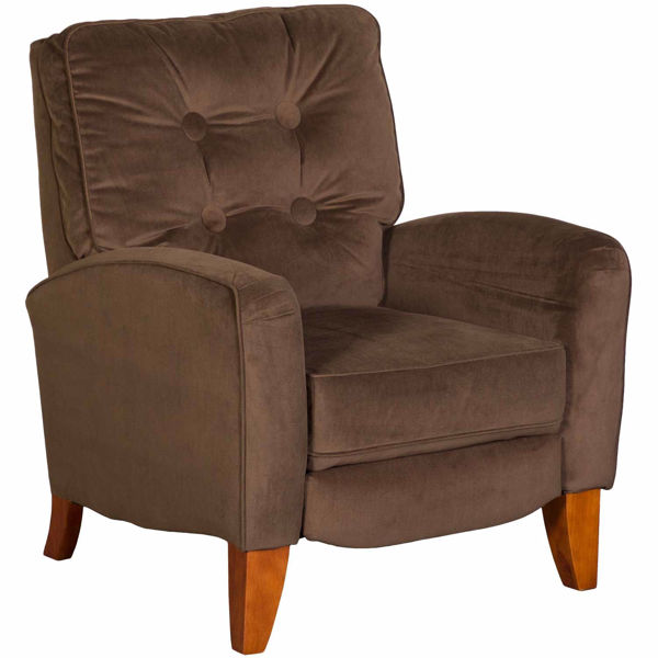 Relax in the Fritz Button Tufted Push Back Recliner | AFW.com