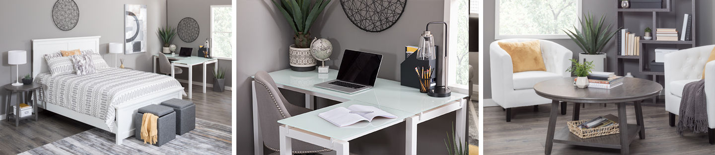 Create a functional sleeping & work space | AFW.com