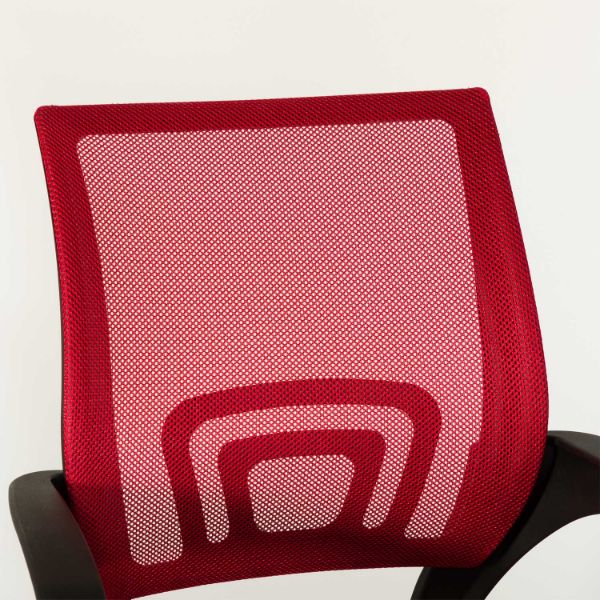 Red Mesh Office Chair | AFW.com