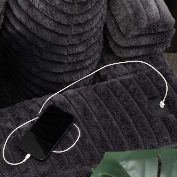 Nestle Charcoal Grande Chaise U-11390-10471-110 | Elements ...