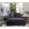 Nestle Charcoal Grande Chaise U-11390-10471-110 | Elements ...