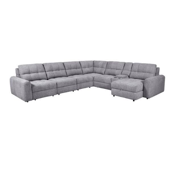 Chase 7PC Power Sliding Sectional - | AFW.com