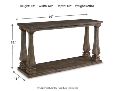 Johnelle Sofa Table, Gray - Ashley Furniture | AFW.com