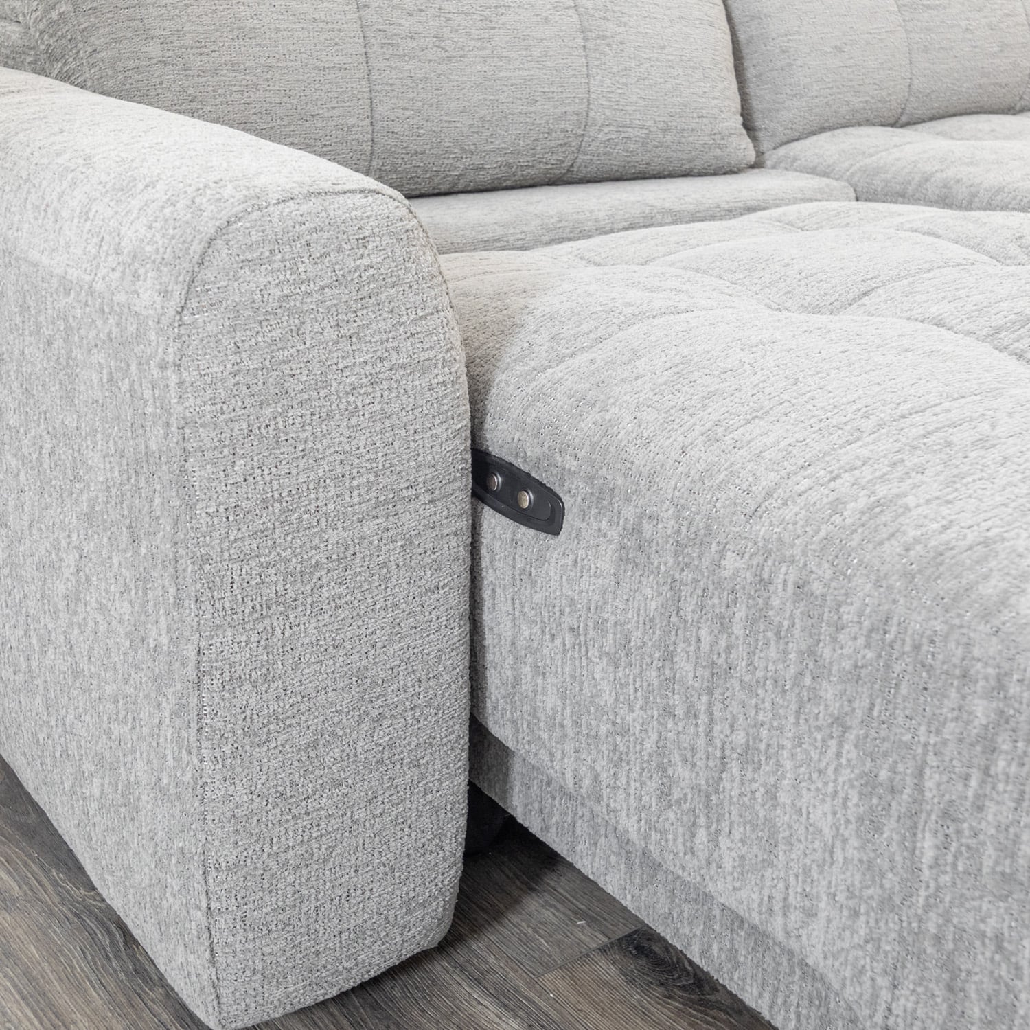 Saga 7PC Power Sliding Sectional - | AFW.com